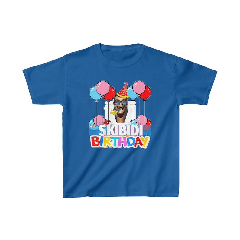 Skibidi Toilet Birthday Kids Tee - Etsy