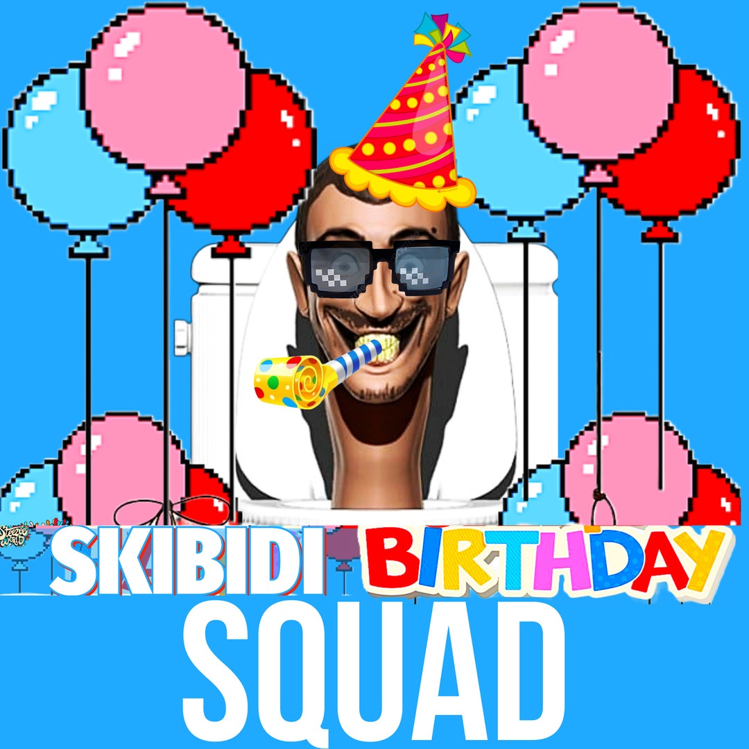 Skibidi Birthday Squad - Etsy