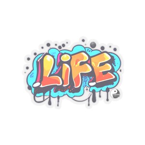 Life Sticker Graffiti Art Style Design - Etsy