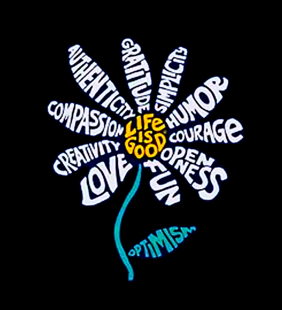 Inspirational Flower Word Art Transparent PNG Download - Etsy