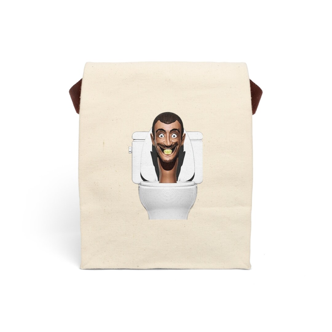 Canvas Skibidi Toilet Lunch Bag - Etsy