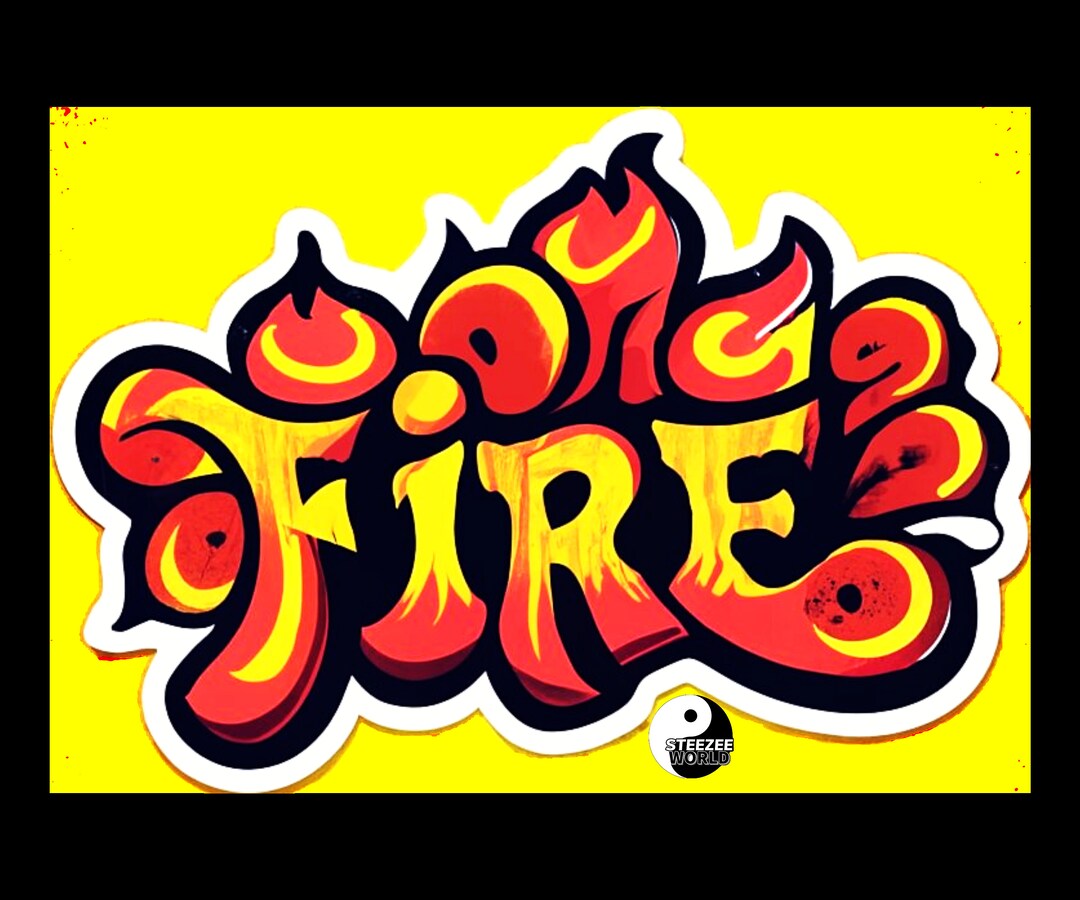 Fire Digital Download Transparent PNG Sticker Art Design - Etsy