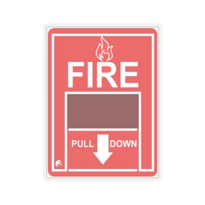 Fire Alarm Stickers - Etsy