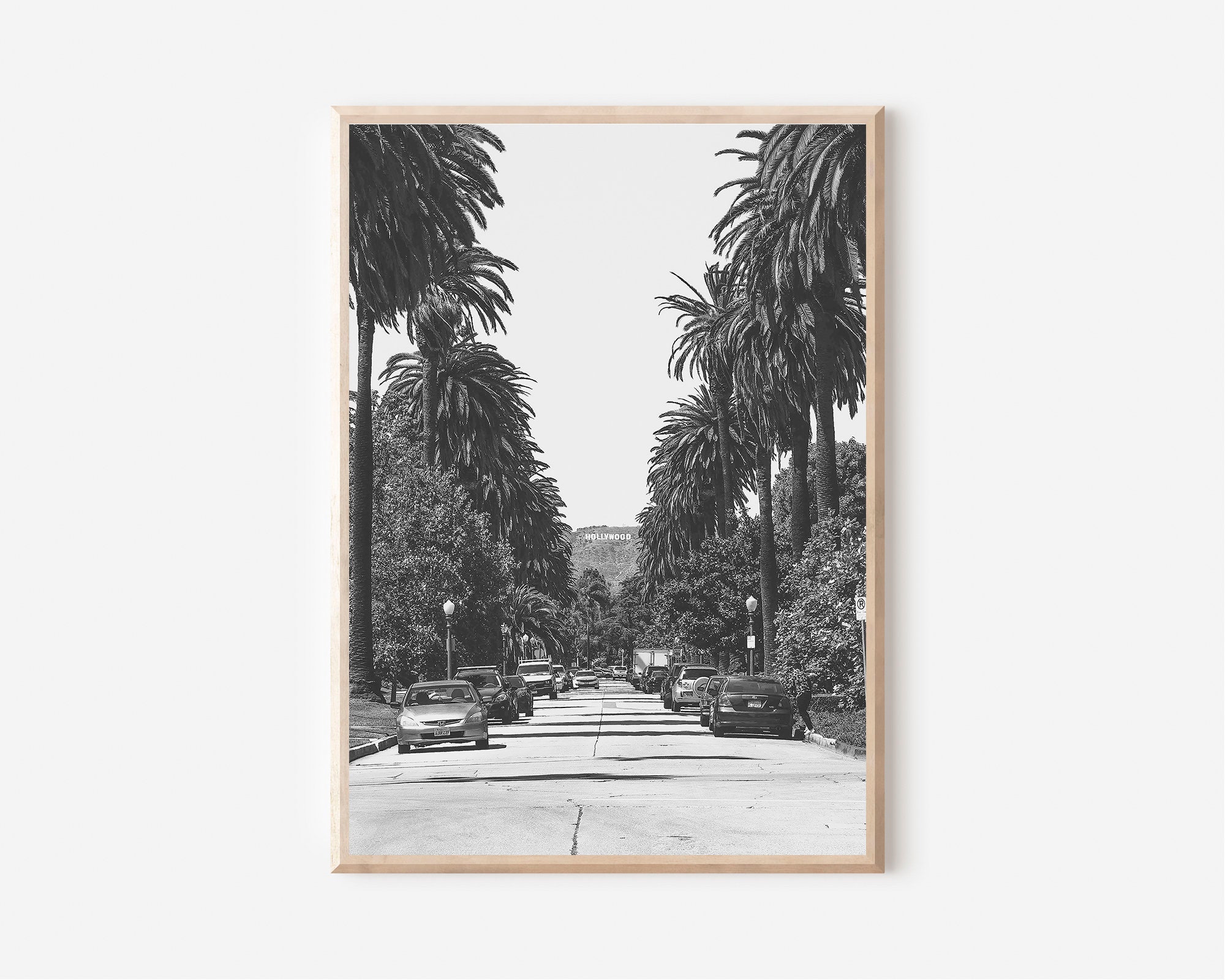 Los Angeles Print Black and White, Los Angeles Wall Art, Los Angeles ...