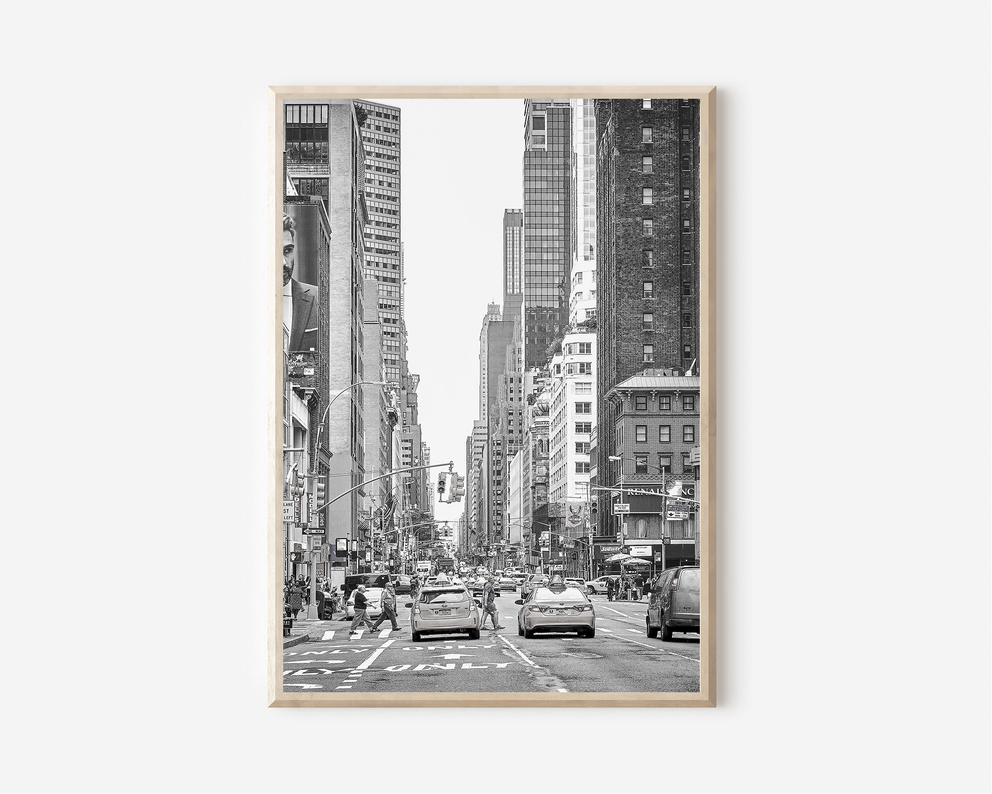 New York City Print Black and White New York City Skyline - Etsy