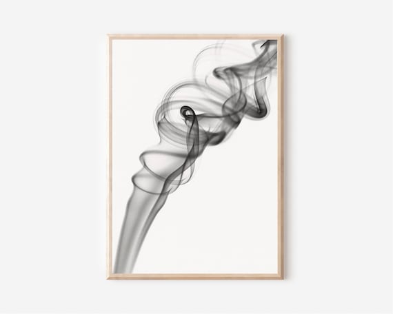 Abstract Smoke Drawing