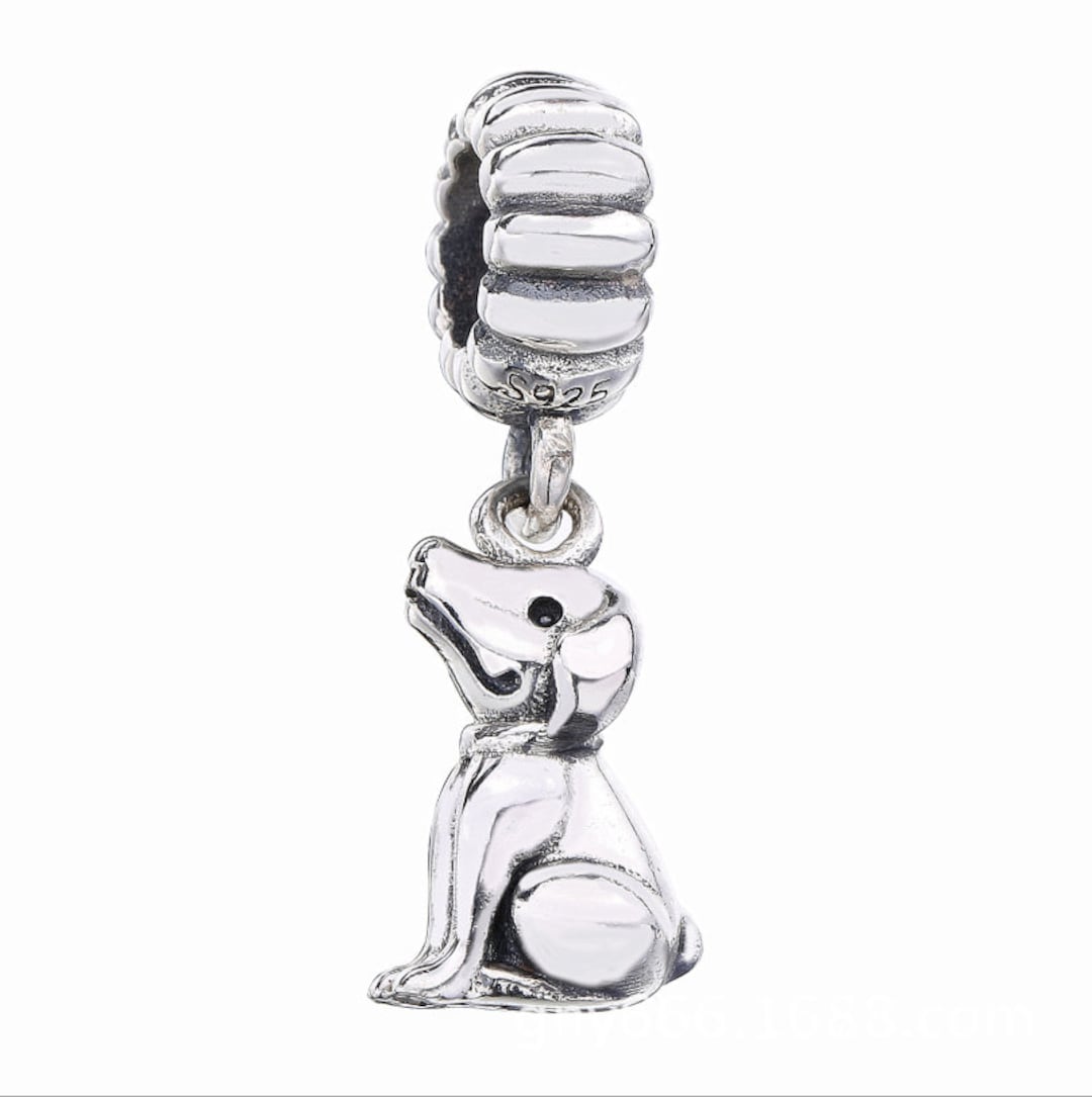 Pandora Silver Charm Buddy Cute Dog Dangle - Etsy