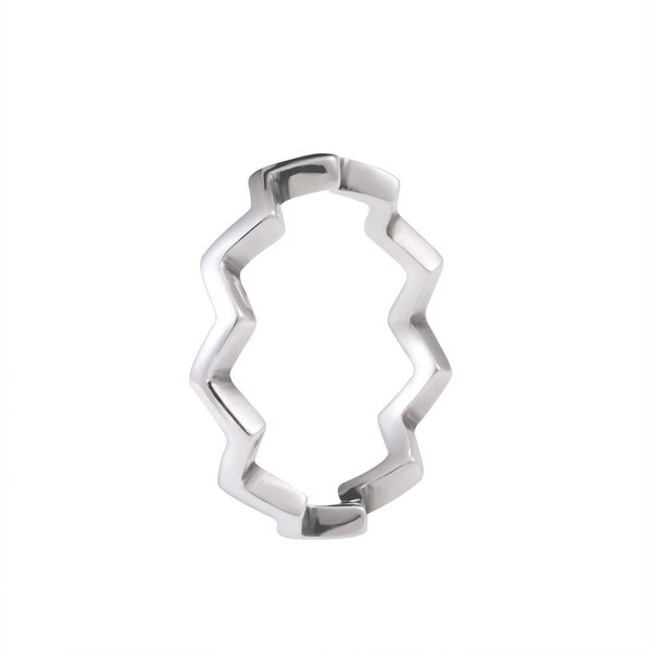 Zig Zag Ring - Etsy