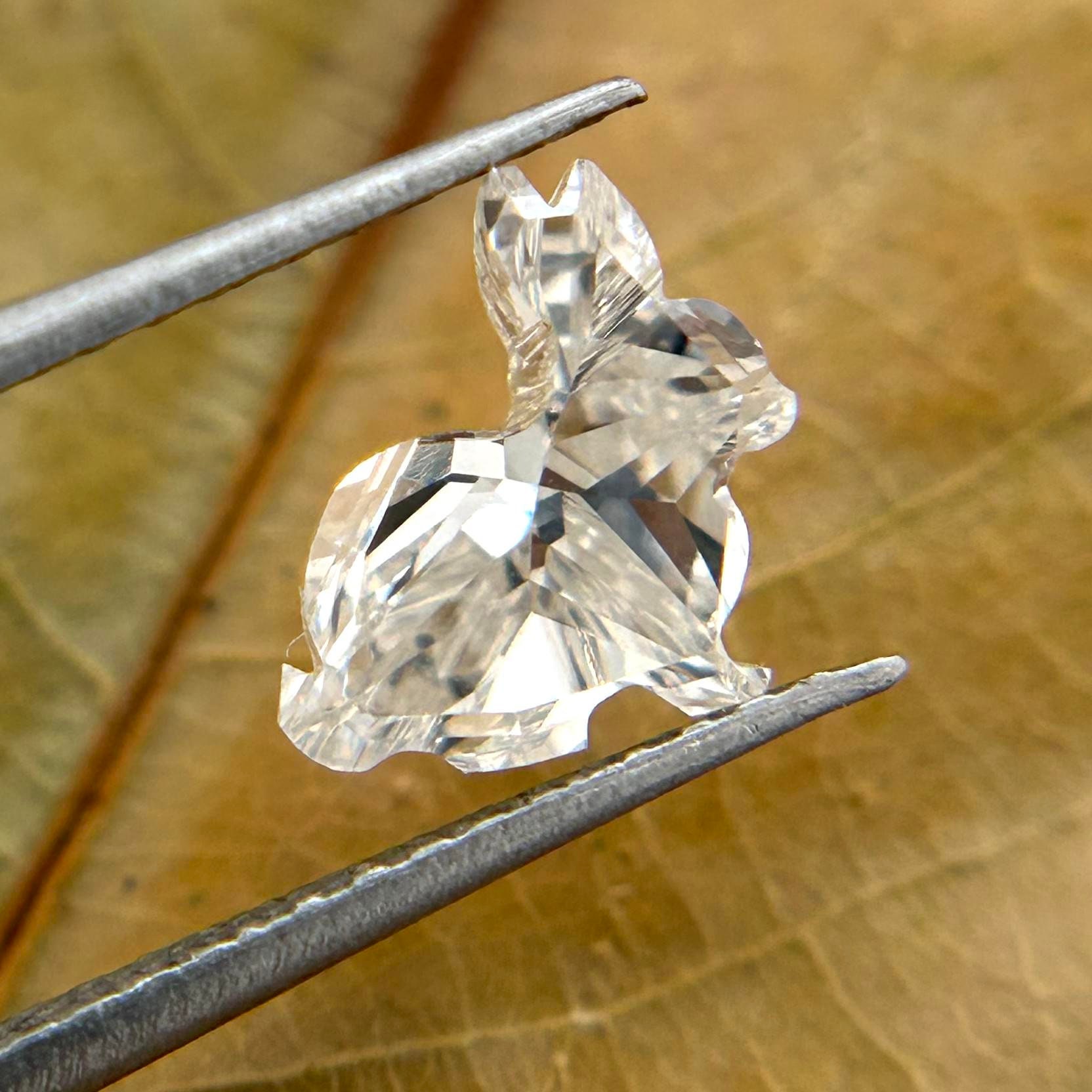 Rabbit Shape Diamond Rabbit Cut Lab Grown Diamond for - Etsy