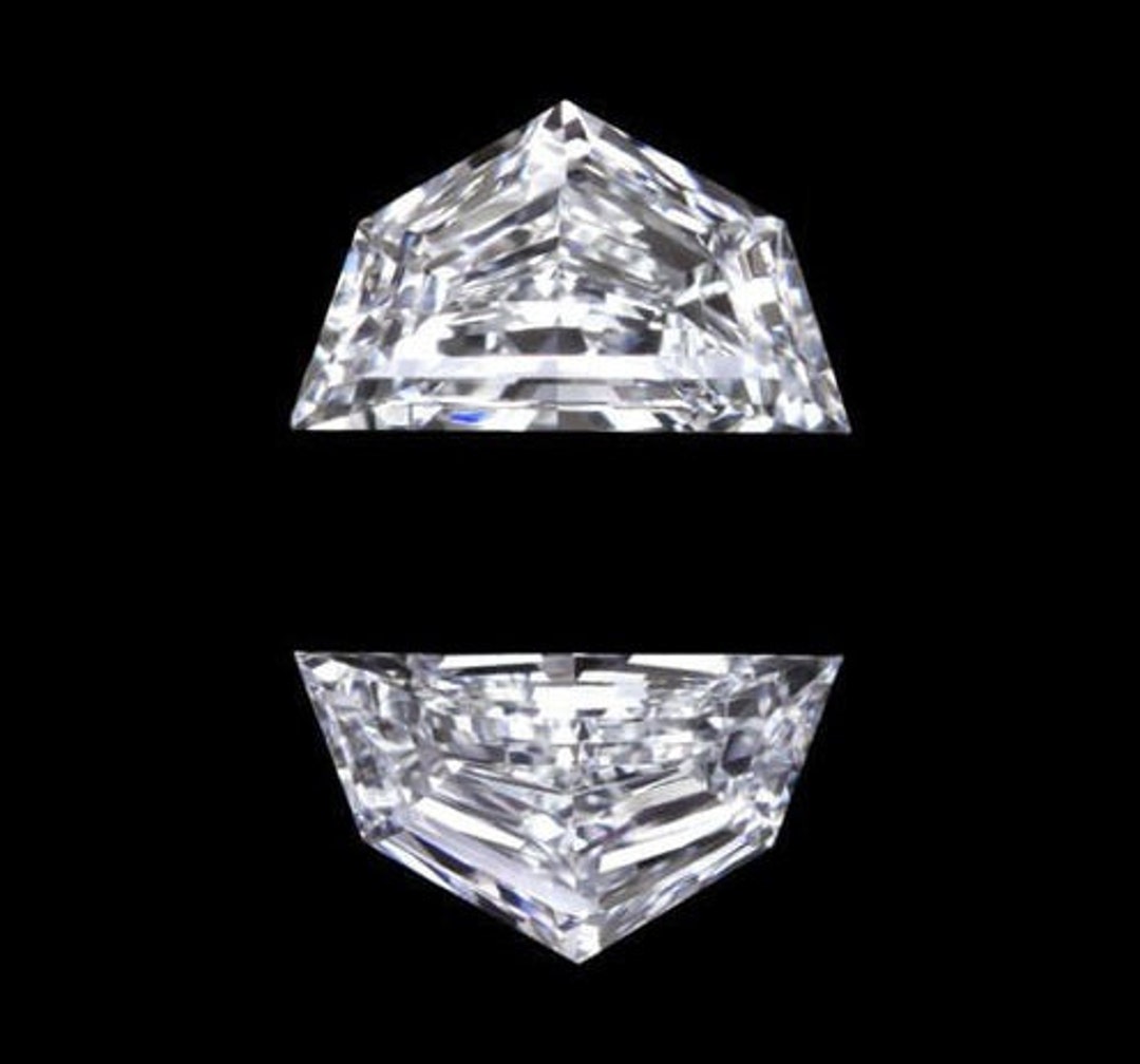 Cadillac Step Cut Lab Grown Diamonds Pair for Side Stone Ring, CVD/HPHT ...