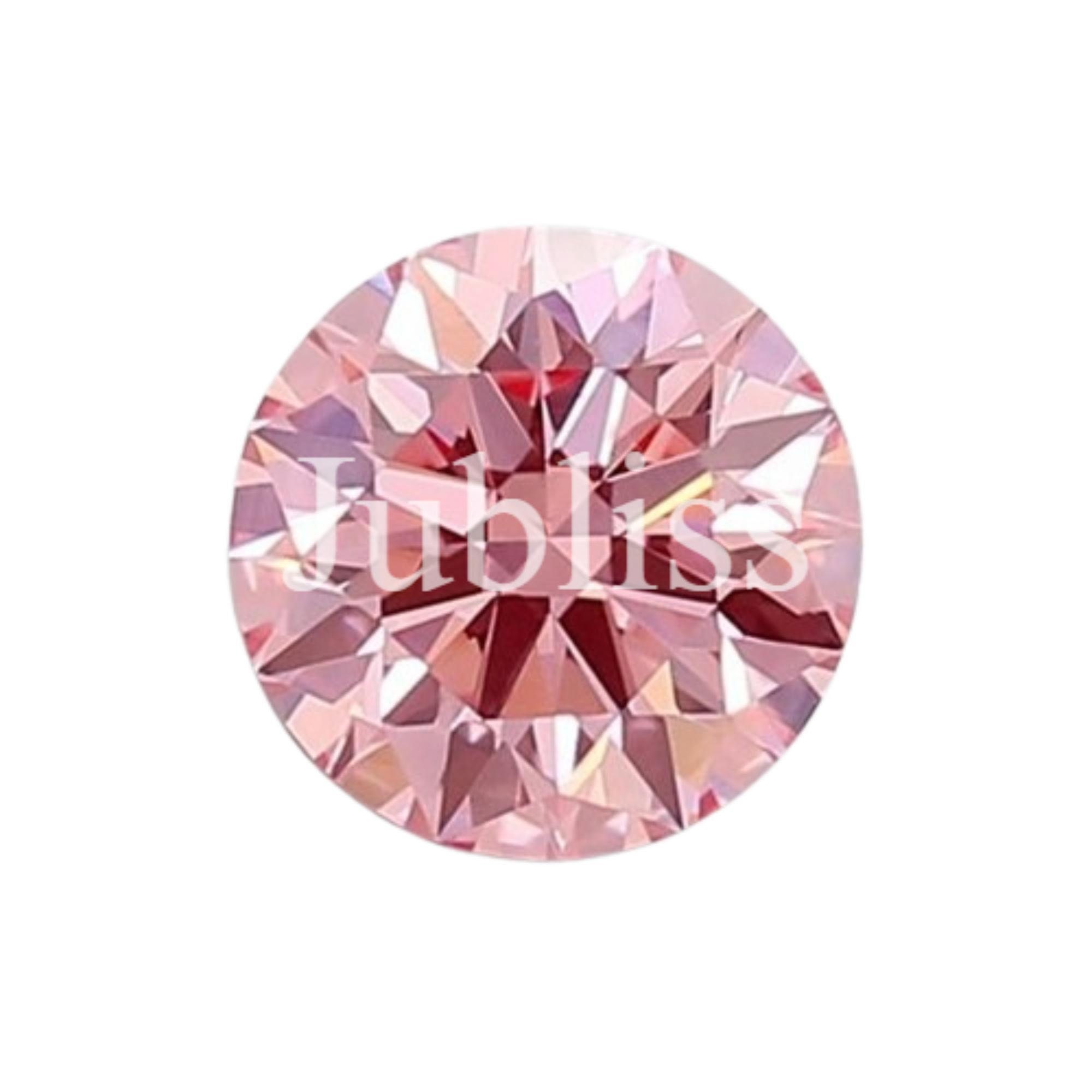 Pink Loose Diamond for Making Jewelry / Lab Grown Loose Diamond / Pink ...