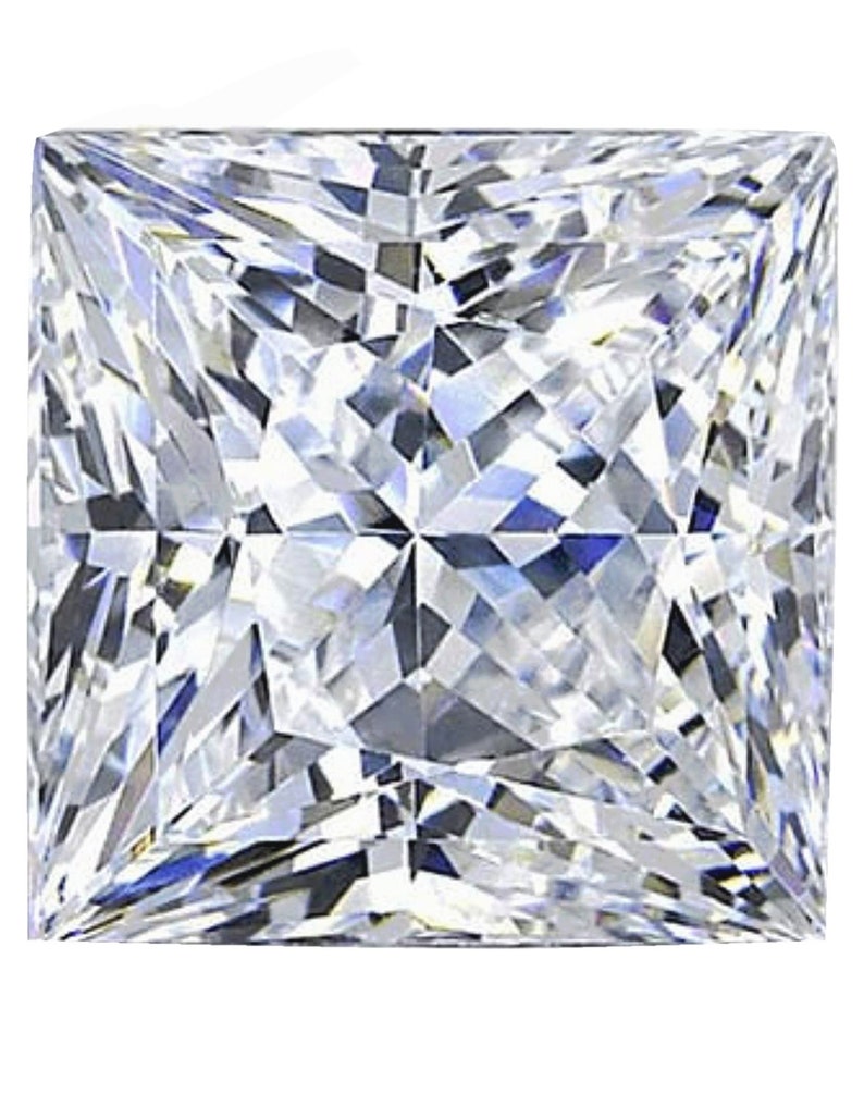 Princess Cut Diamond 2mm 3mm Square Cut Lab Grown Diamond for ...