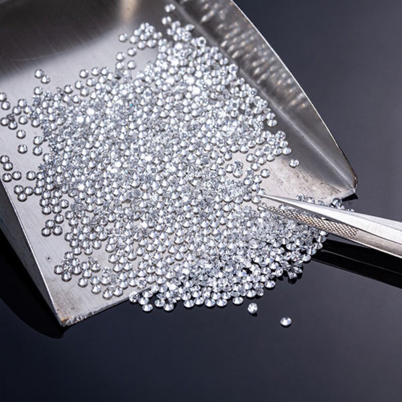 2 Mm to 3 Mm Diamond Round Brilliant Cut Lab Grown Loose Diamond White ...