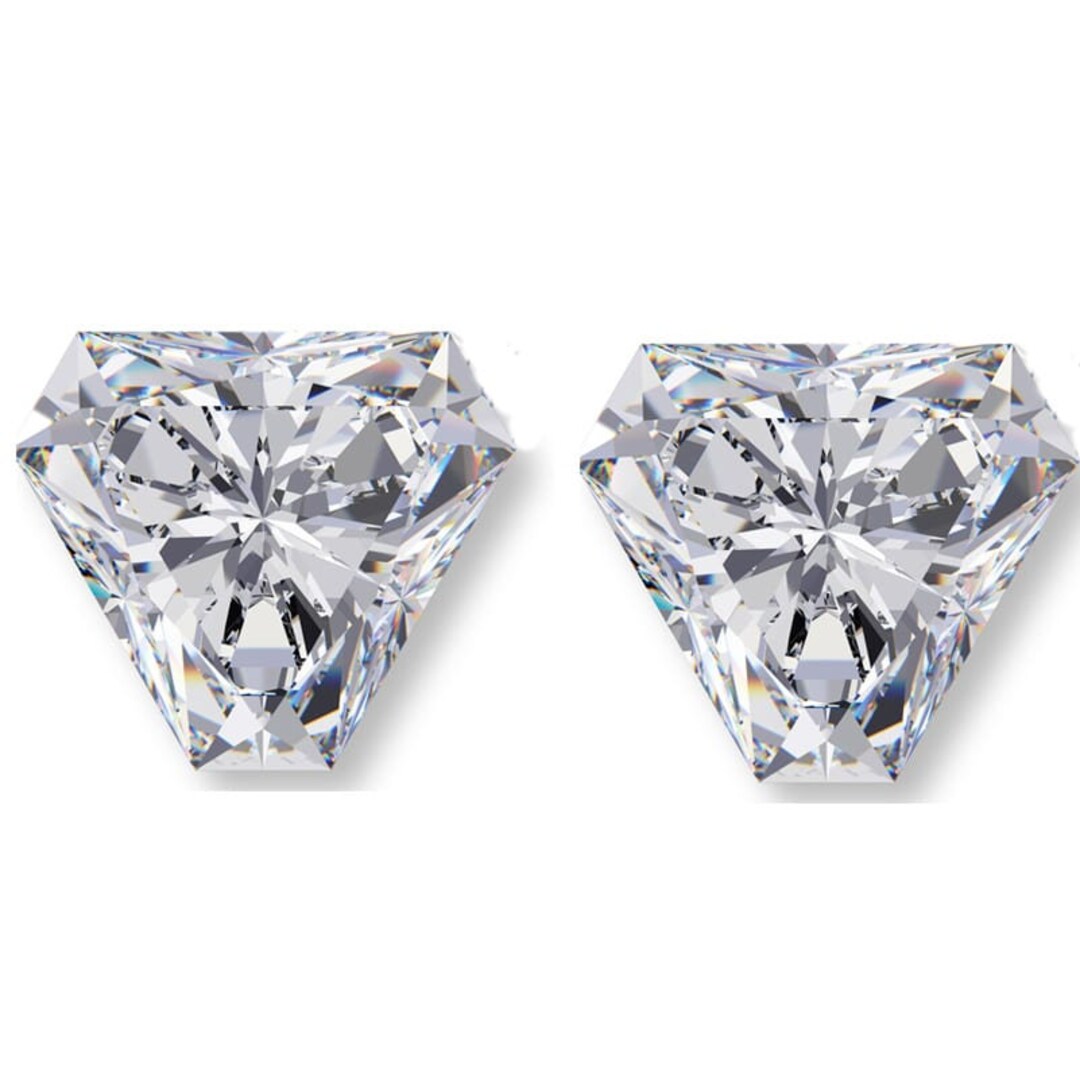 0.20-1.50TCW Calf Head Cut Pair Diamond for Studs, Calf Head Cut ...