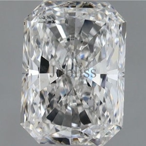 Radiant Cut Lab Grown Diamond / CVD Loose Diamond VS1/F Color VS1 ...