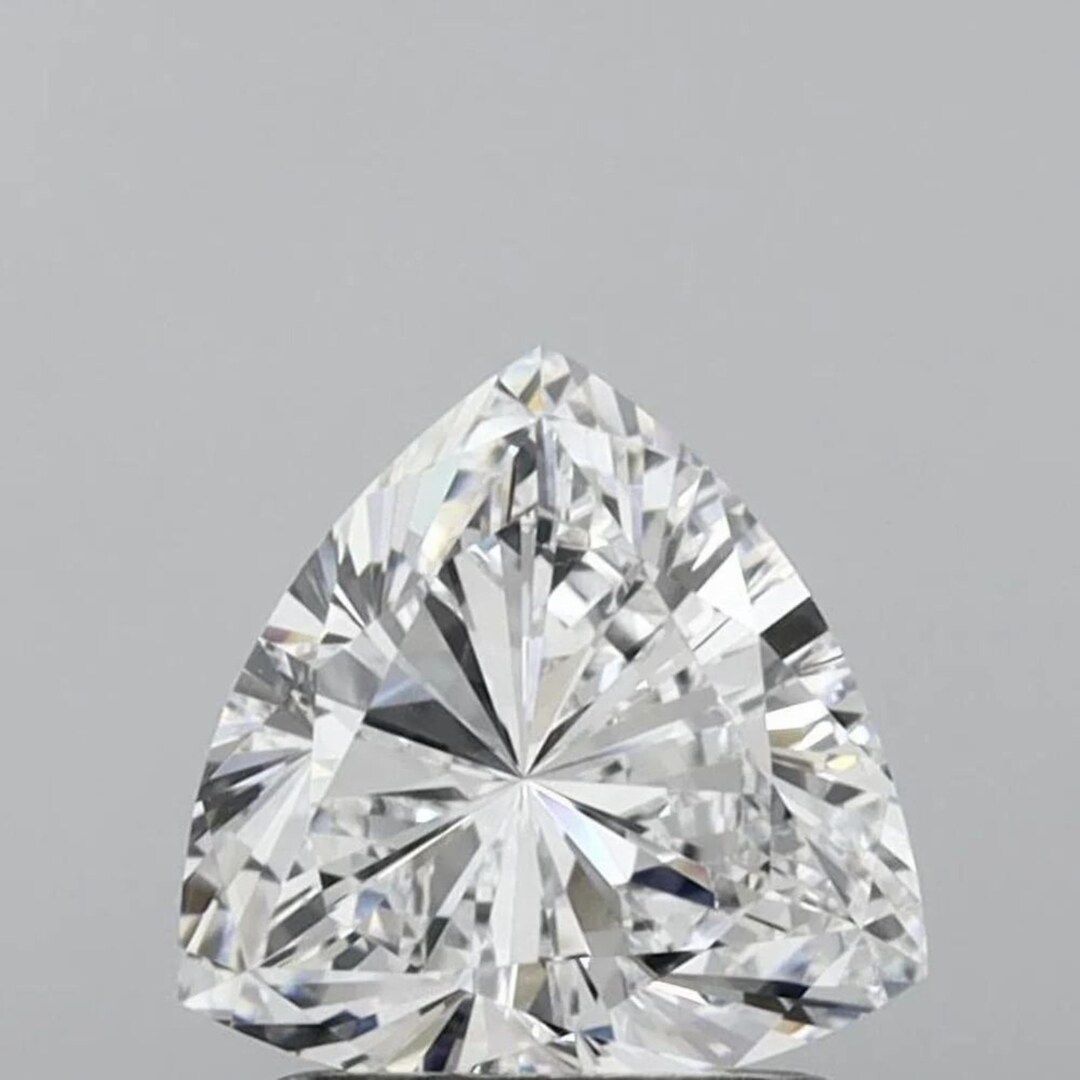 4mm to 5mm Trillion Cut Lab Grown Diamond Lab Diamond for Rings or Side ...
