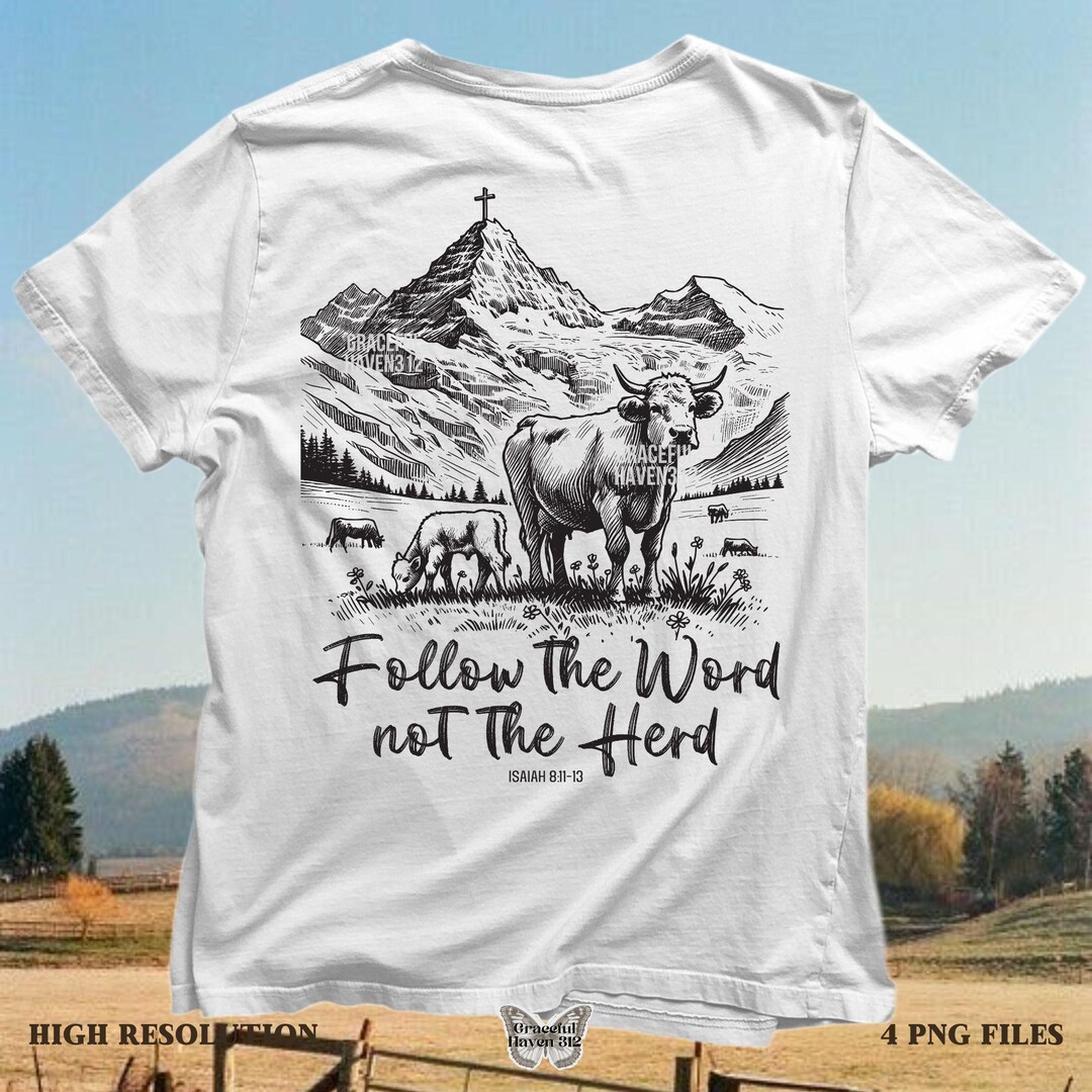 Follow the Word, Not the Herd PNG, Isaiah 8:11-13, Castles SVG ...