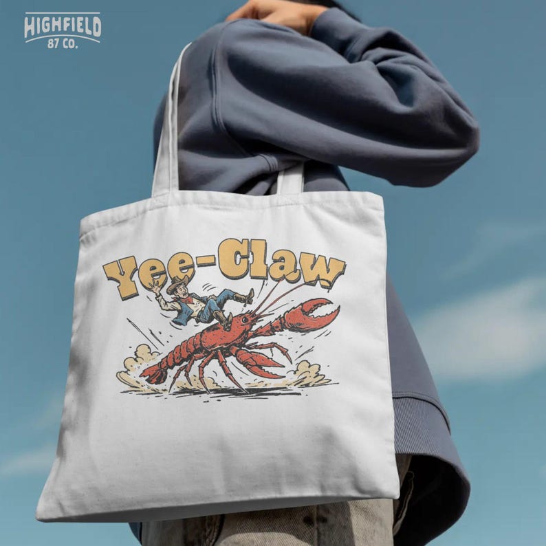 Yee Claw Crawfish PNG | Cowboy Riding Crawdad Rodeo Design (digital ...