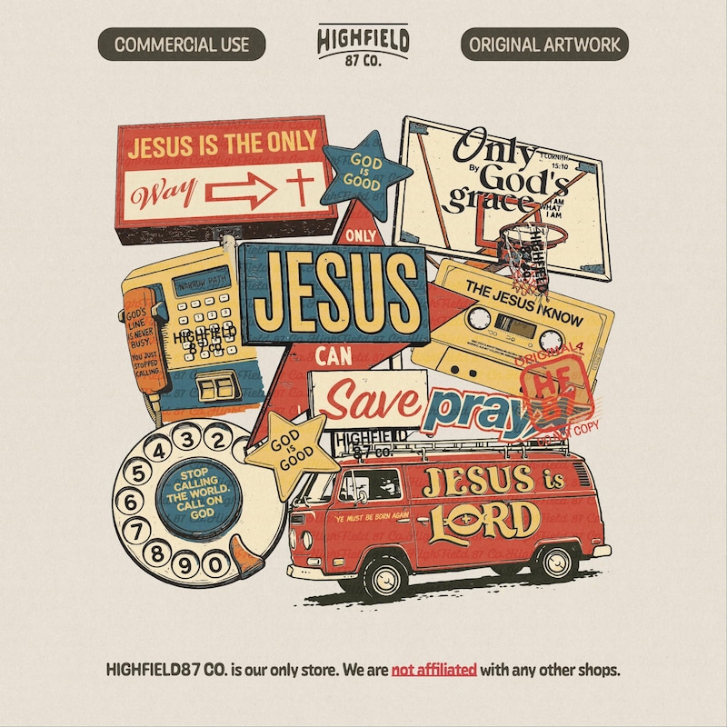 Call of Jesus Sticker - Etsy
