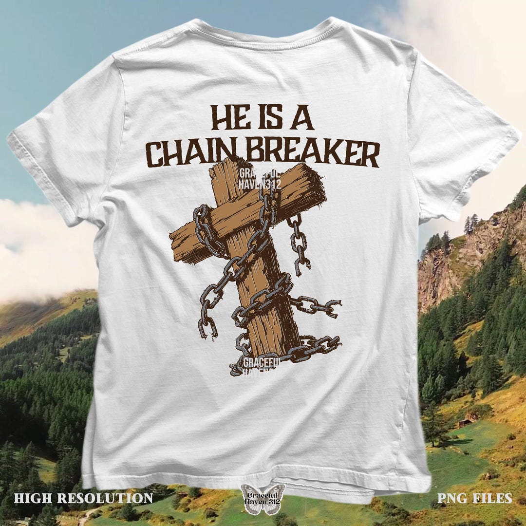 He is a Chain Breaker PNG, Easter Christian PNG, Freedom in Christ ...