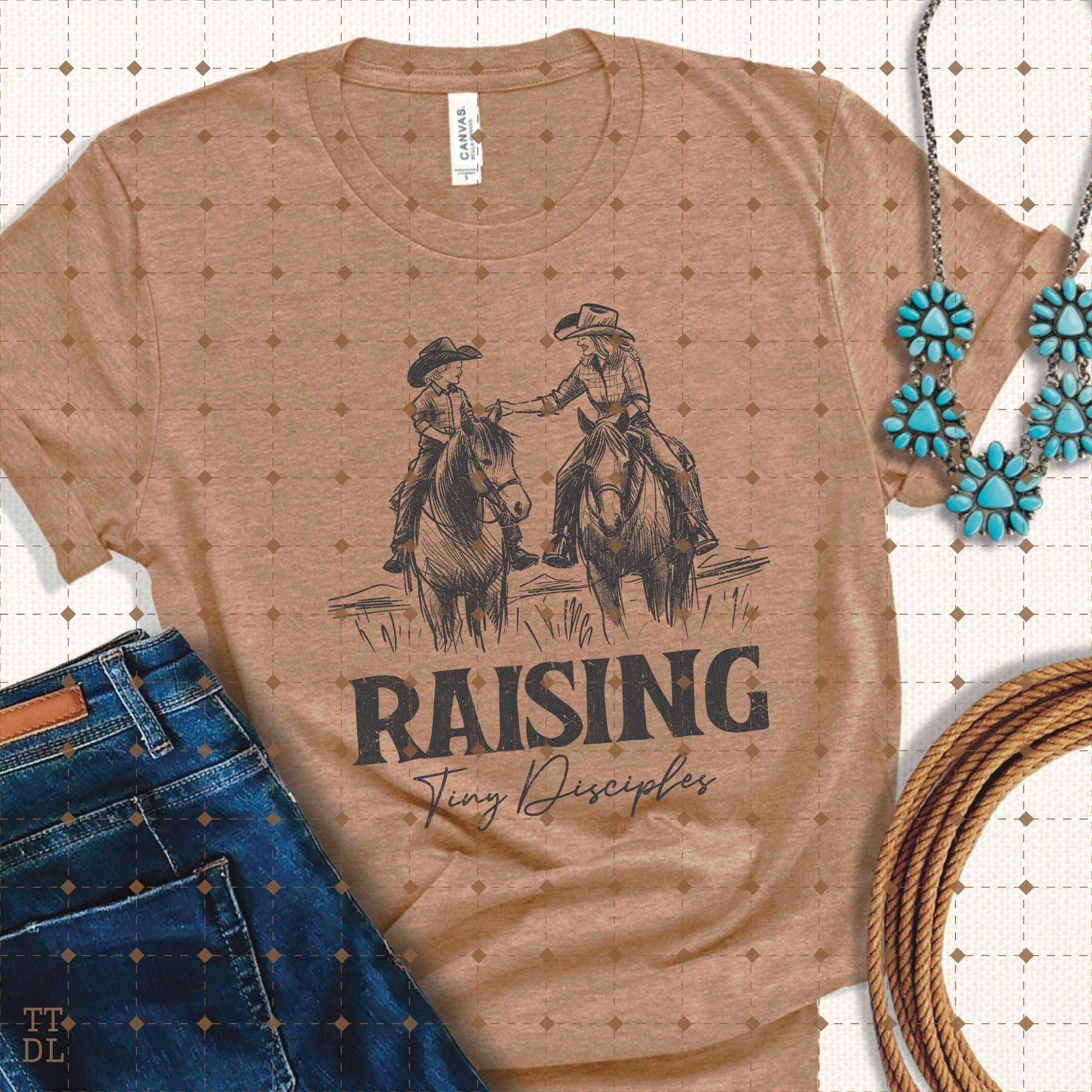 Raising Tiny Disciples PNG, Western Christian Mama Png, Faith Png ...