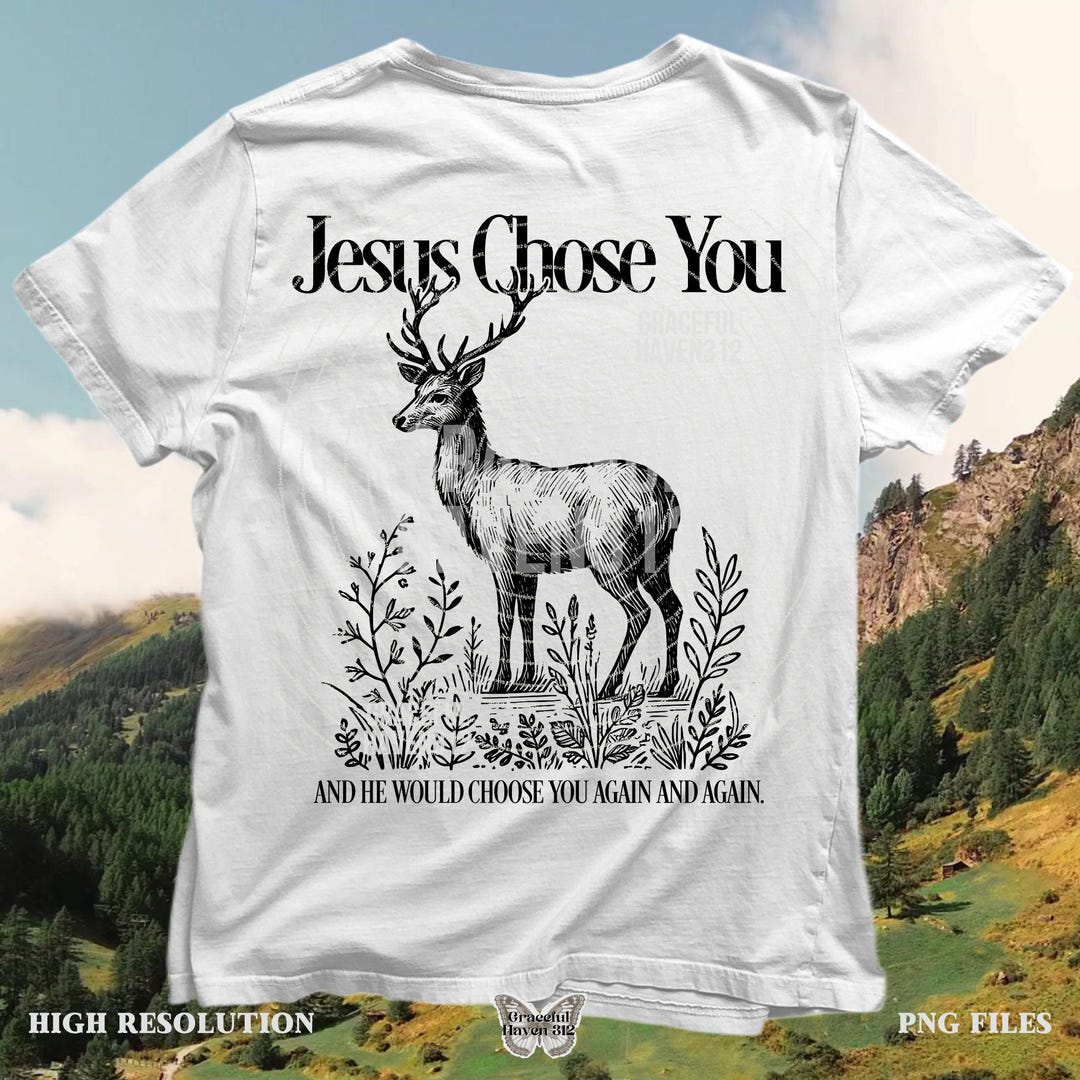 Jesus Chose You PNG, God's Love Png, Scripture Christian PNG, Christian ...