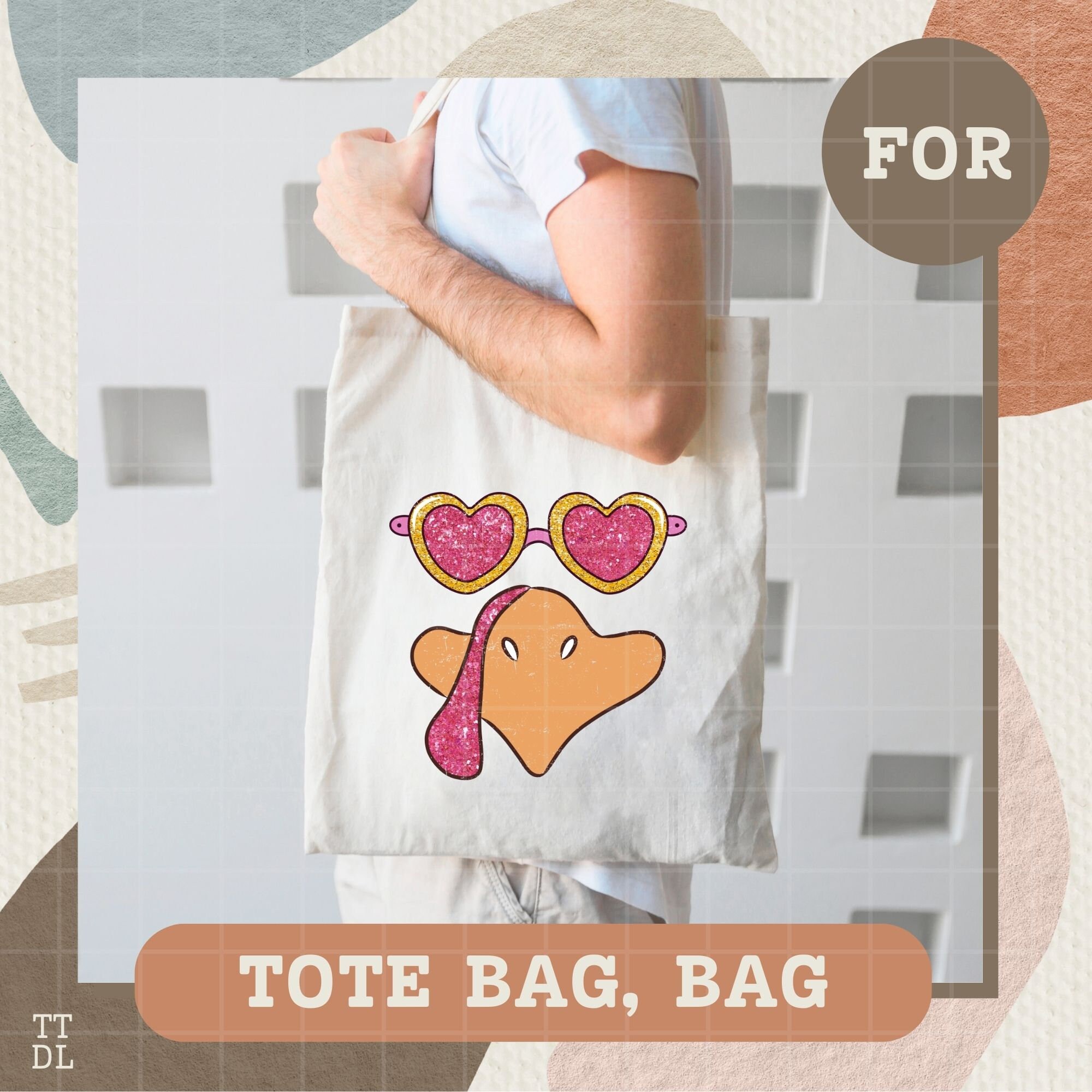 Cute Pink Turkey PNG Preppy Turkey PNG Thanksgiving Pink - Etsy