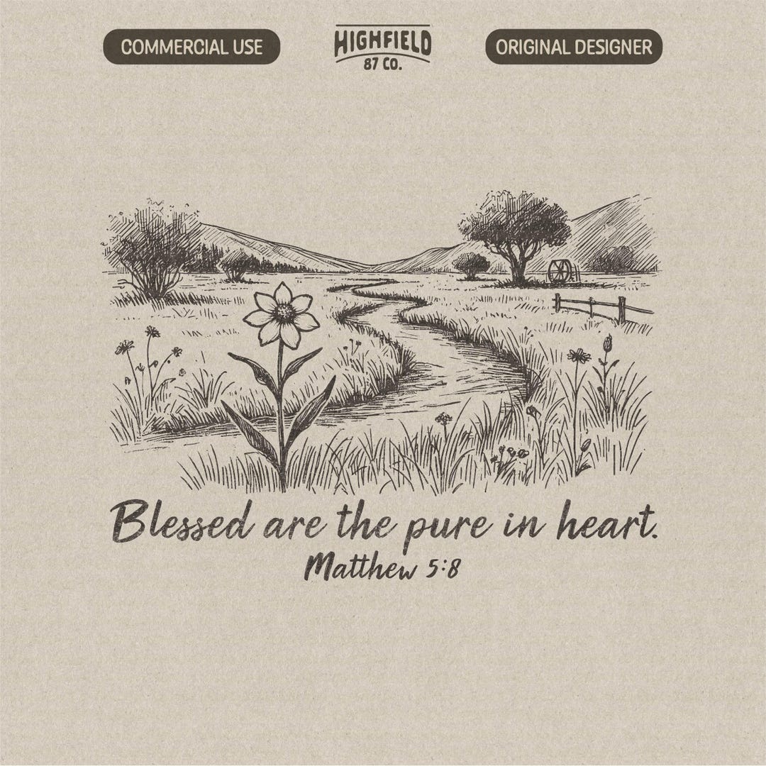 All Saints Day Bible Verse PNG, Matthew 5:8 (digital Download) - Etsy
