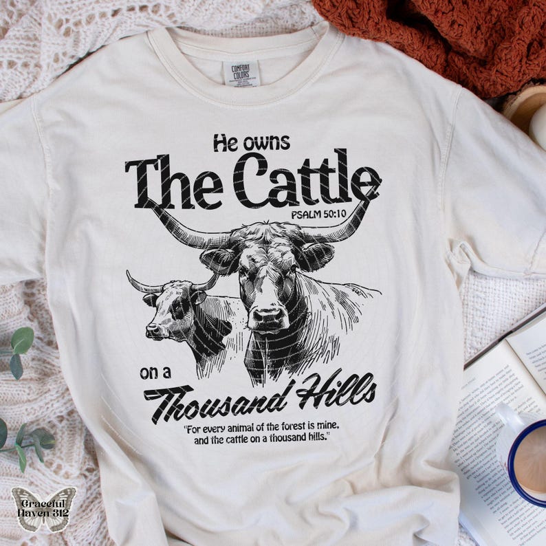 Christian Cattle PNG : He Owns the Cattle Thousand Hills Psalm 50 10 ...