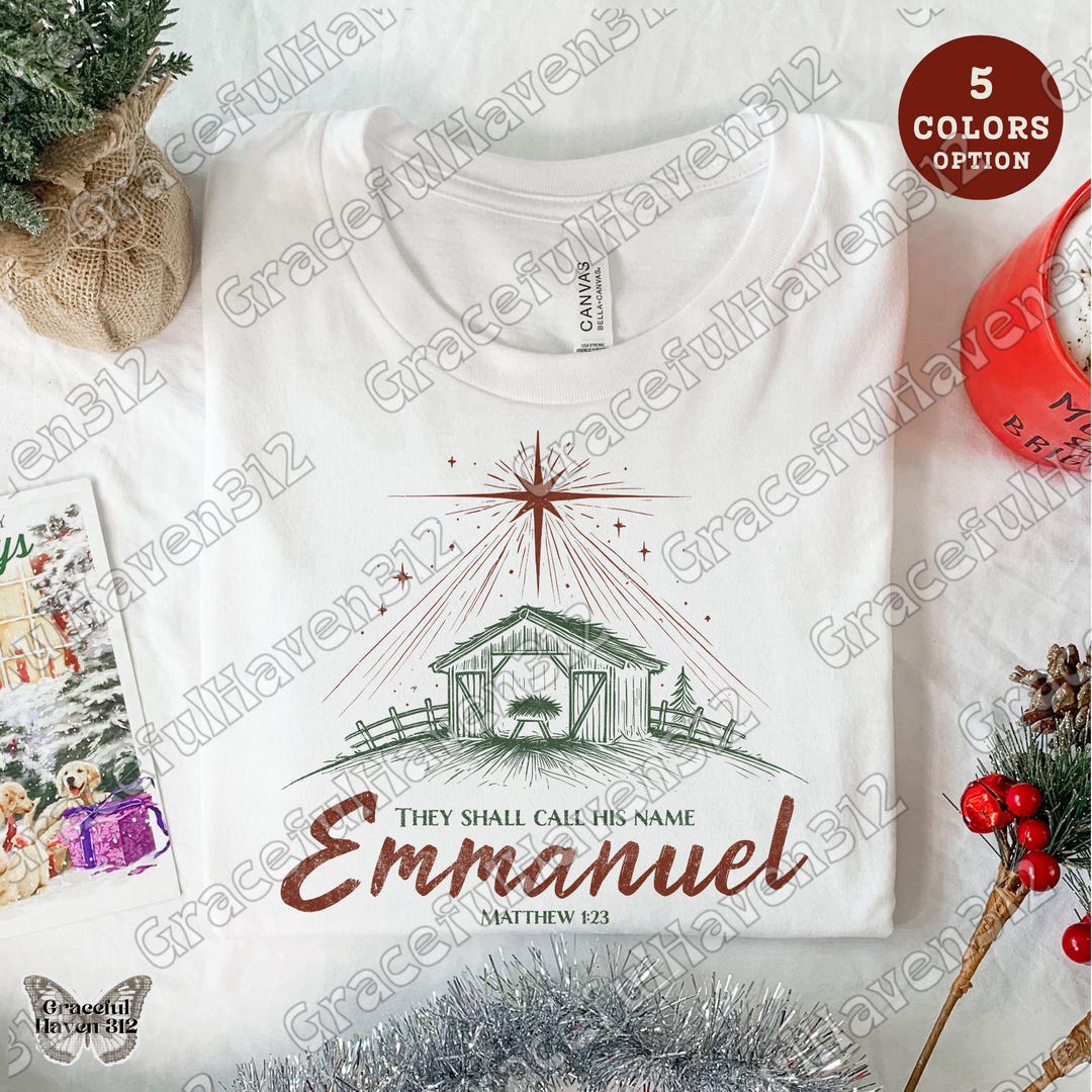 Emmanuel Nativity Scene PNG, Birth of Jesus Png, True Story, Advent ...
