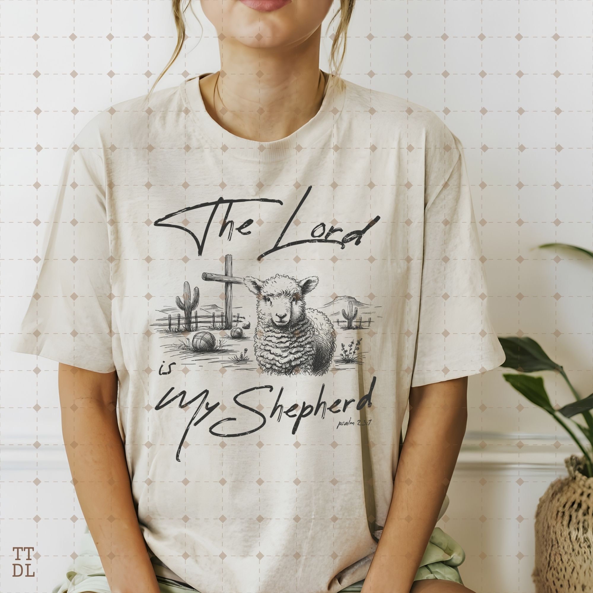 The Lord is My Shepherd Png, Easter Sublimation Png, Lord's Prayer, Png ...