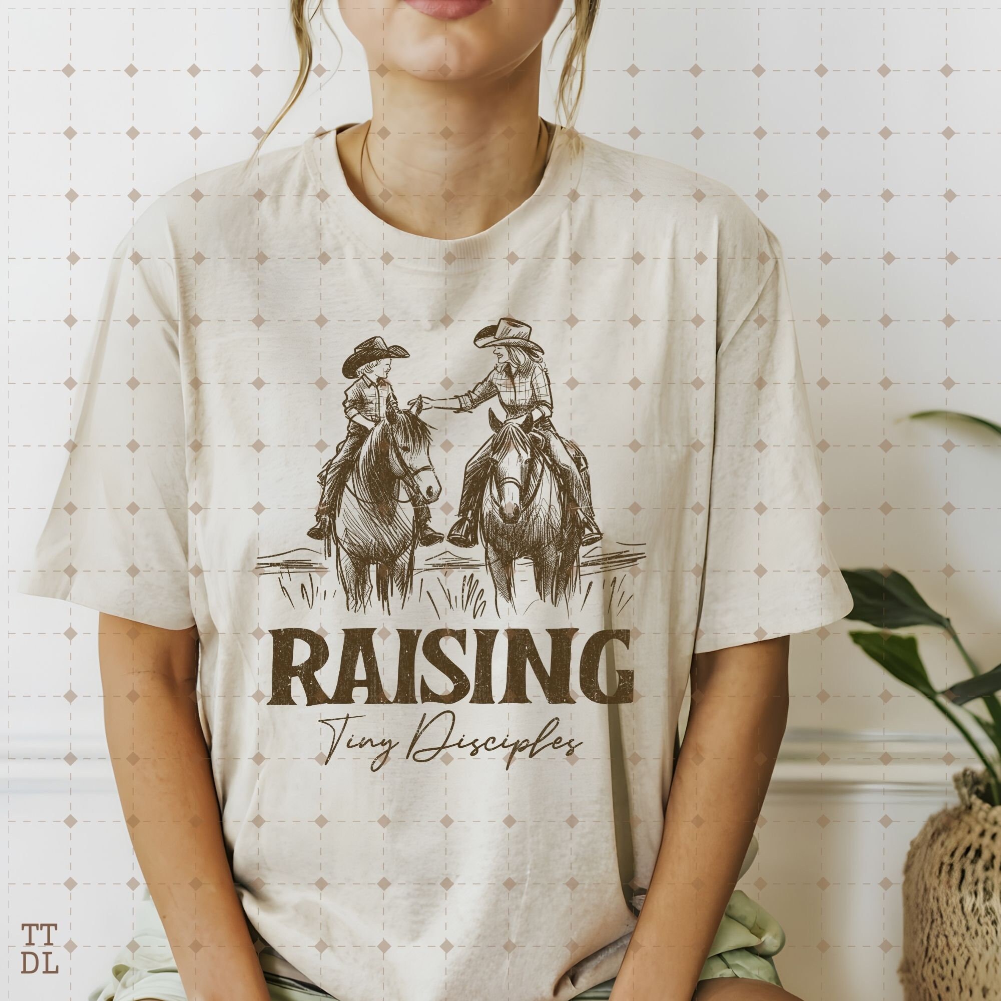 Raising Tiny Disciples PNG, Western Christian Mama Png, Faith Png ...