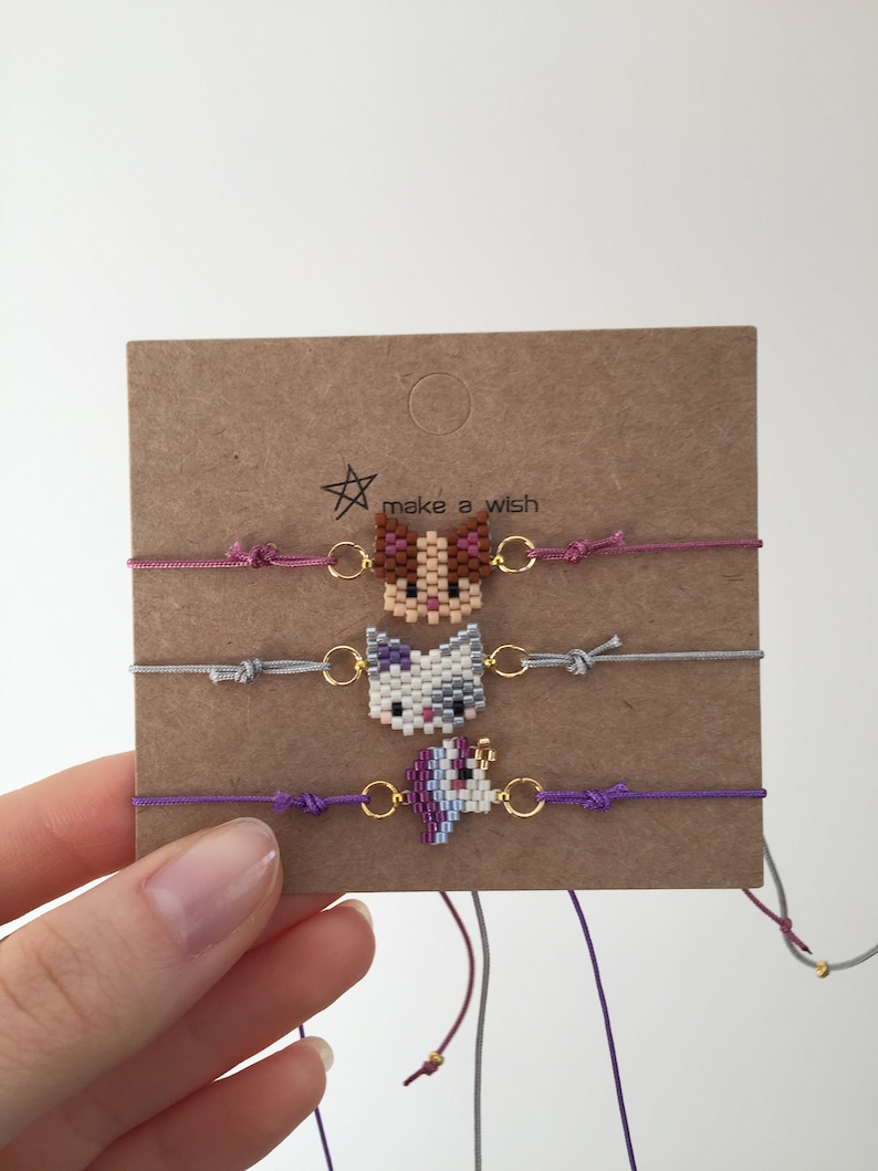 Animal Miyuki Bracelet Cat Miyuki Bracelet Unicorn Miyuki - Etsy