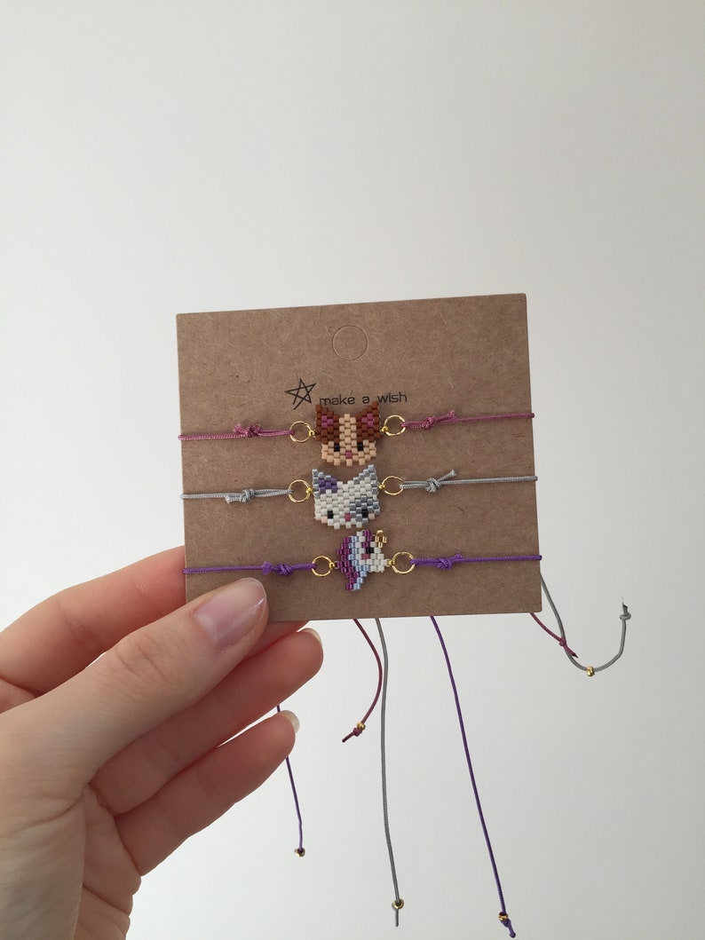 Animal Miyuki Bracelet Cat Miyuki Bracelet Unicorn Miyuki - Etsy