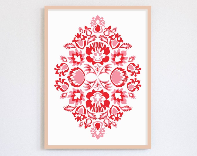 Slavic Art, Polish Art Print, Wycinanki, Digital Download - Etsy