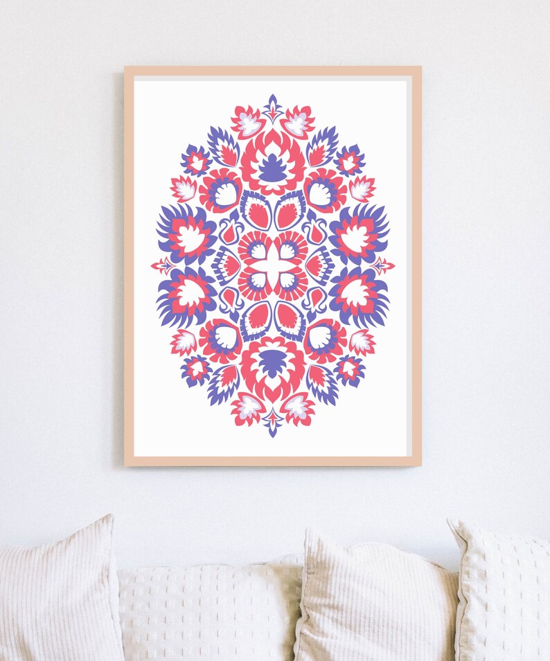 Slavic Art, Polish Folk Art, Printable Wall Art - Etsy