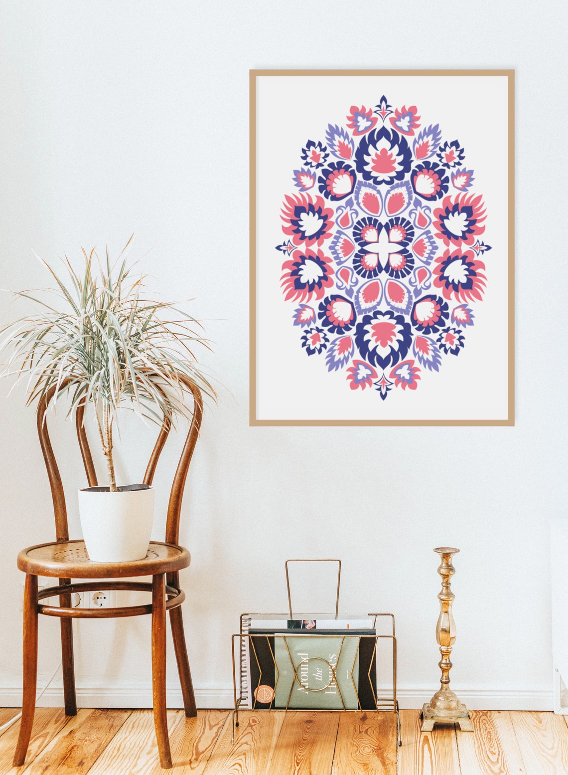 Polish Wycinanki Art, Slavic Folk Art, Printable Wall Art - Etsy