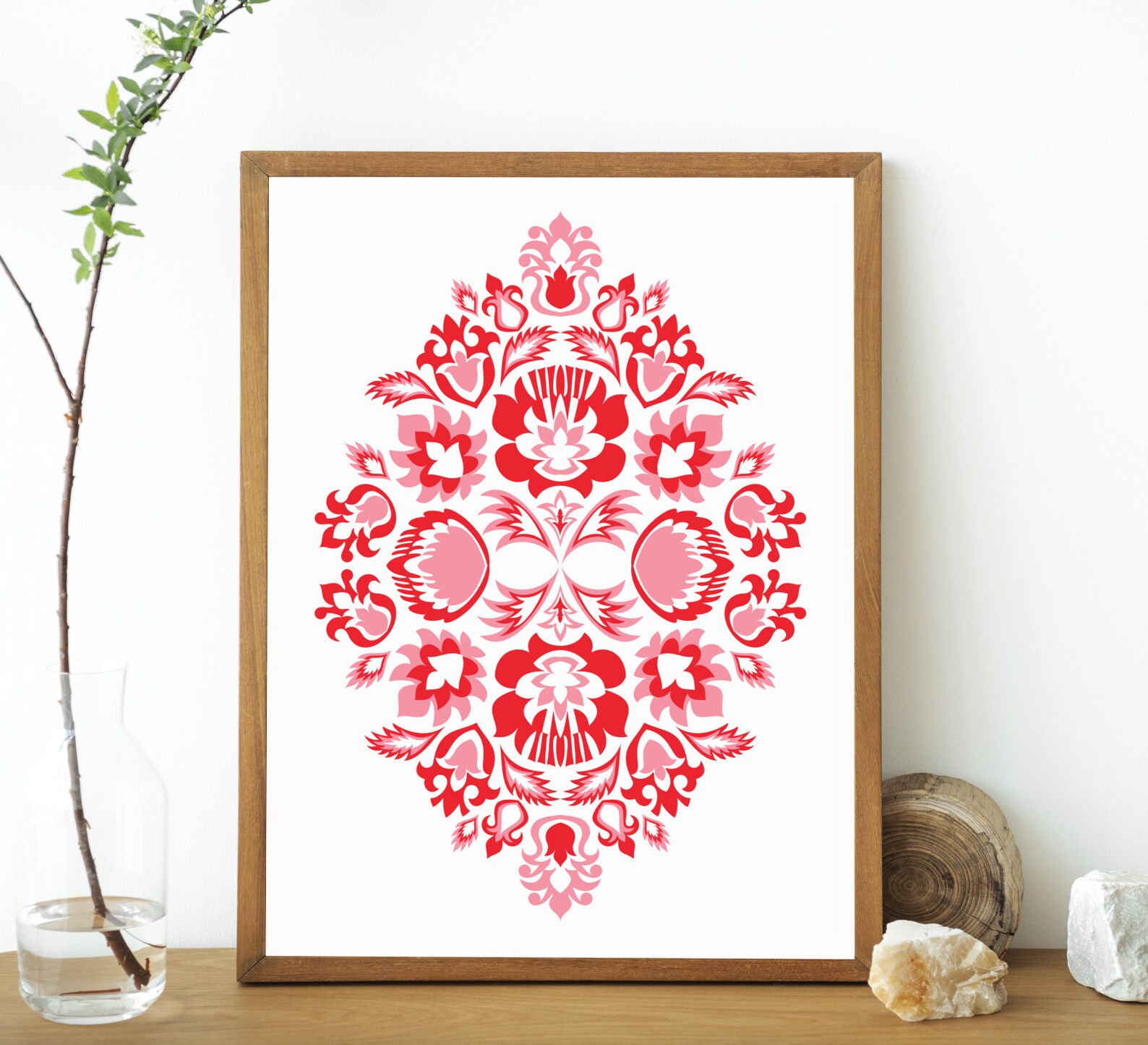 Slavic Art Polish Art Print Wycinanki Digital Download - Etsy
