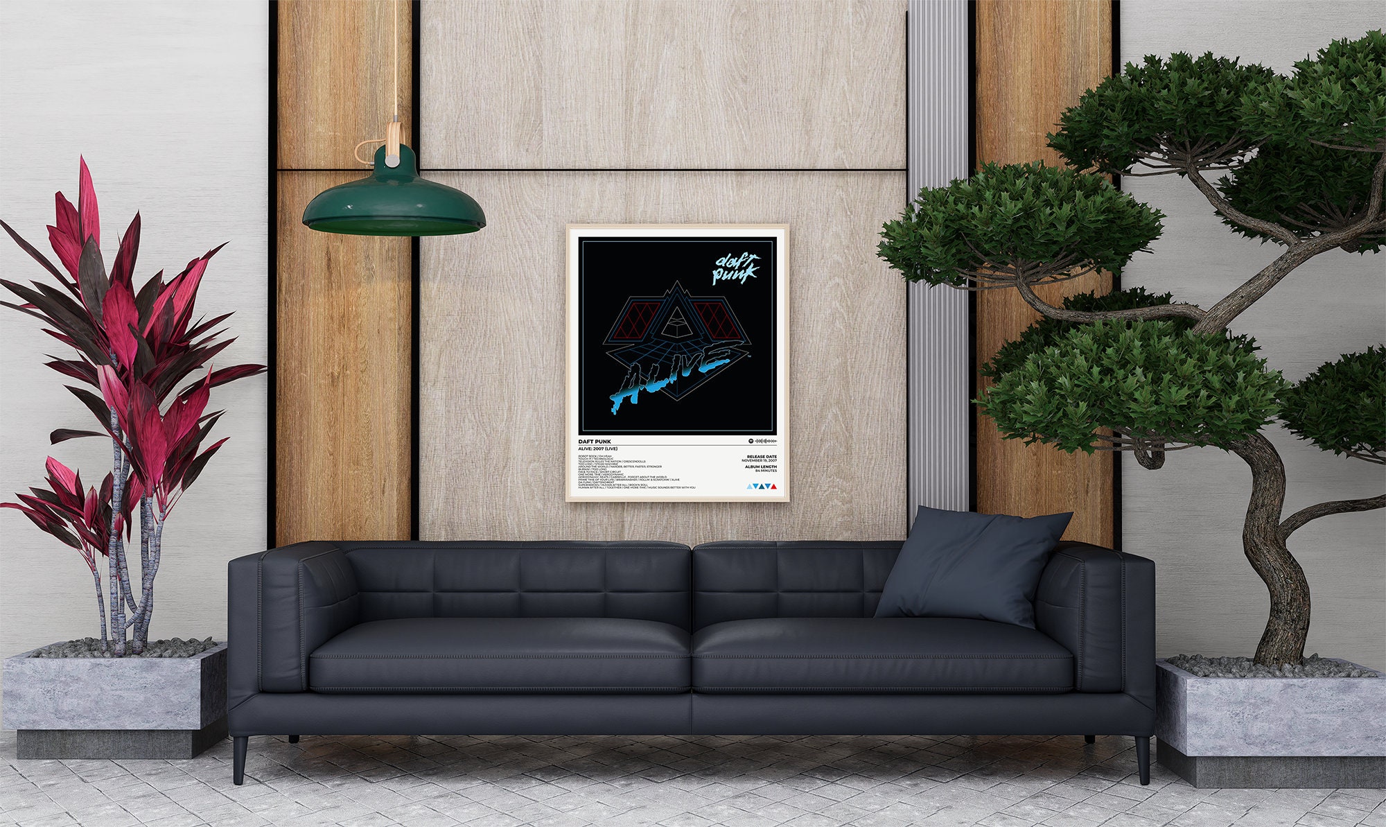 Daft Punk Poster Alive 2007 Album 2007 Tracklist Music Album Cover ...