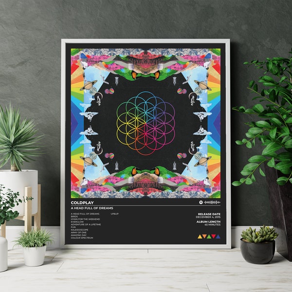 Coldplay Album Cover Art - Etsy