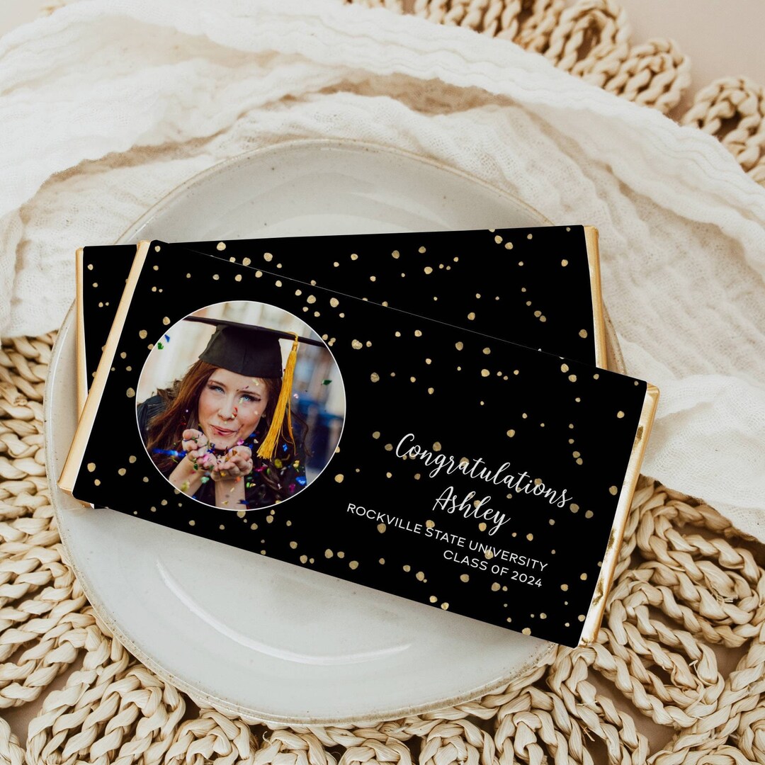 Photo Chocolate Bar Wrapper Template, Printable Candy Bar Label ...