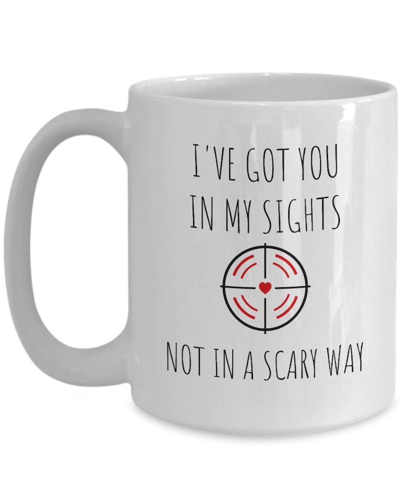 Shooter Valentine Mug, Gun Enthusiast Anniversary, Gun Nut Gifts ...