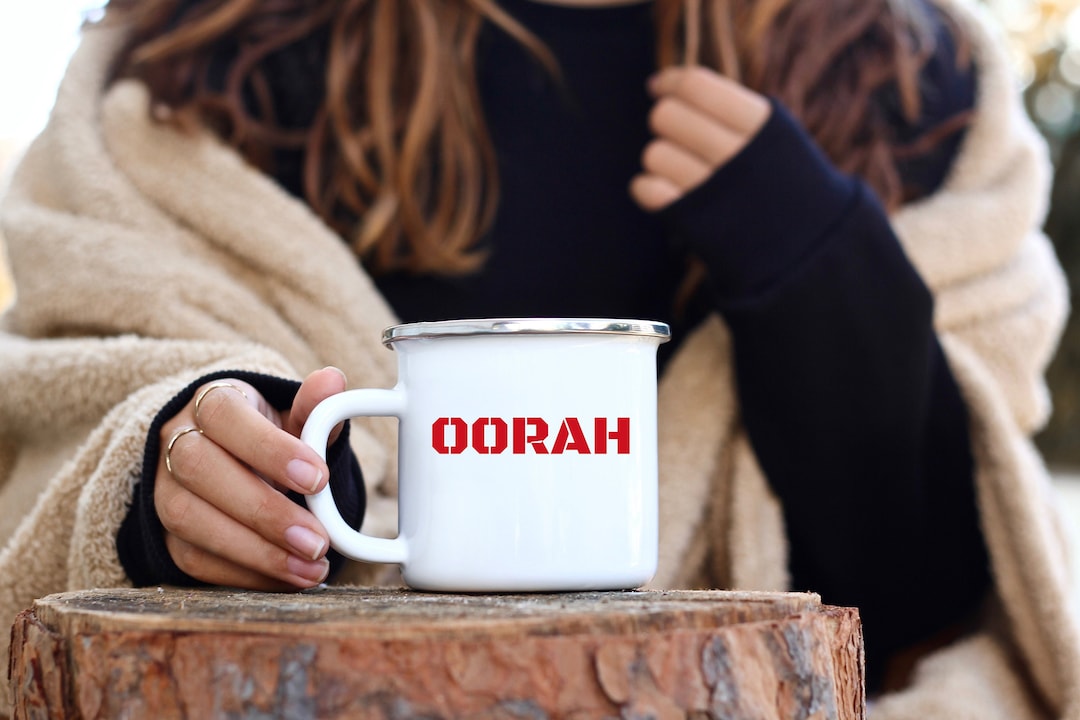 Oorah Camping Mug, Marine Corps Battle Cry, Marine Corps Gift, Marine ...