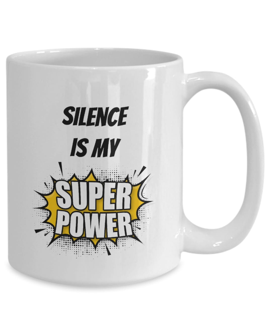 Funny Introvert Coffee Mug | Best Introvert Gifts | Silence Coffee Cup ...