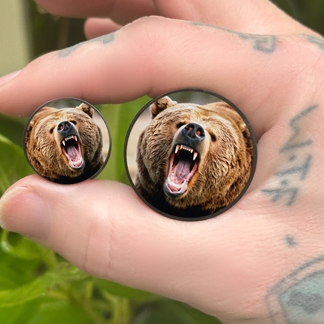 Bear Plugs Gauges 8mm to 50mm 0g 2 Inch - Etsy