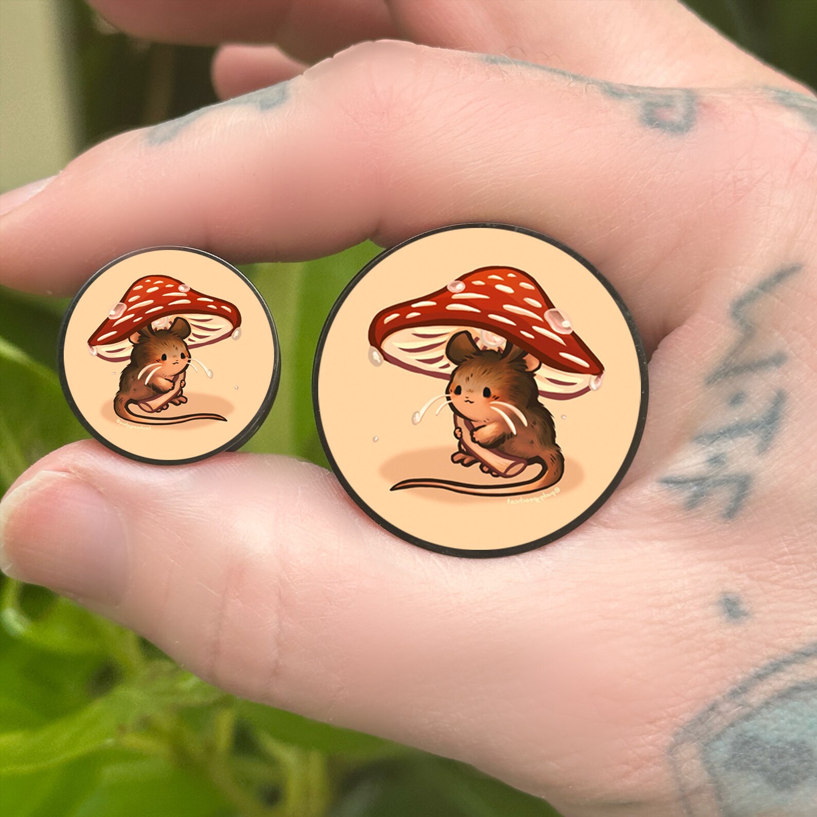 Mouse Mushroom Picture Image Plugs Gauges 8mm to 50mm 0g - Etsy