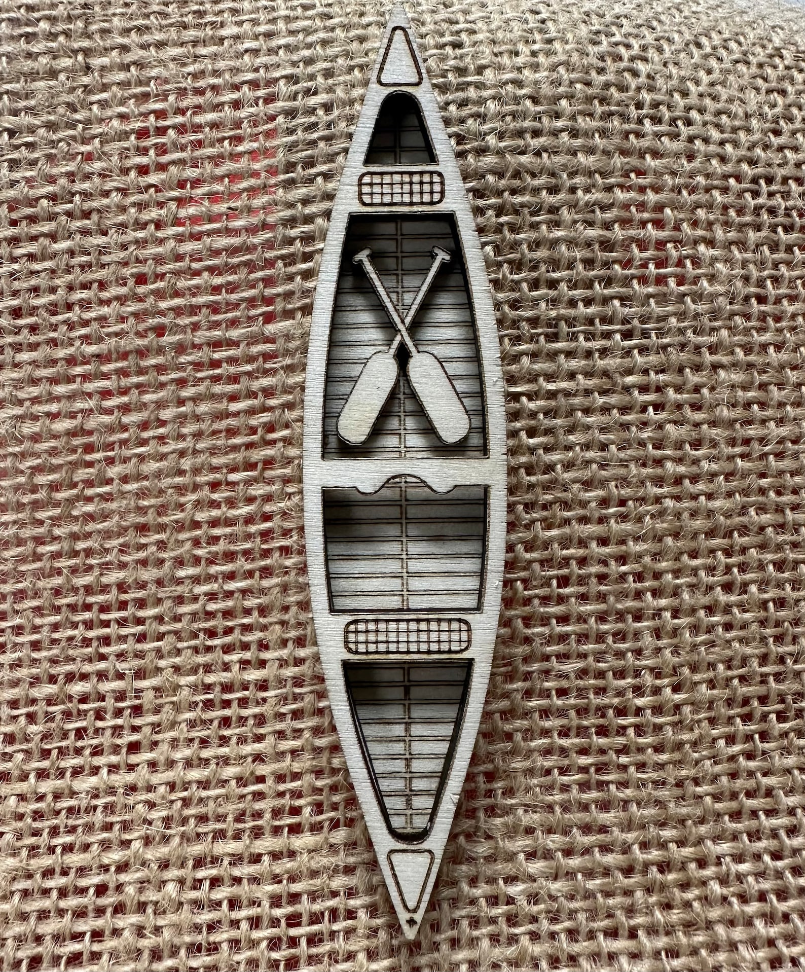 Canoe - Laser Cut Digital File SVG Glowforge Engraved - Etsy