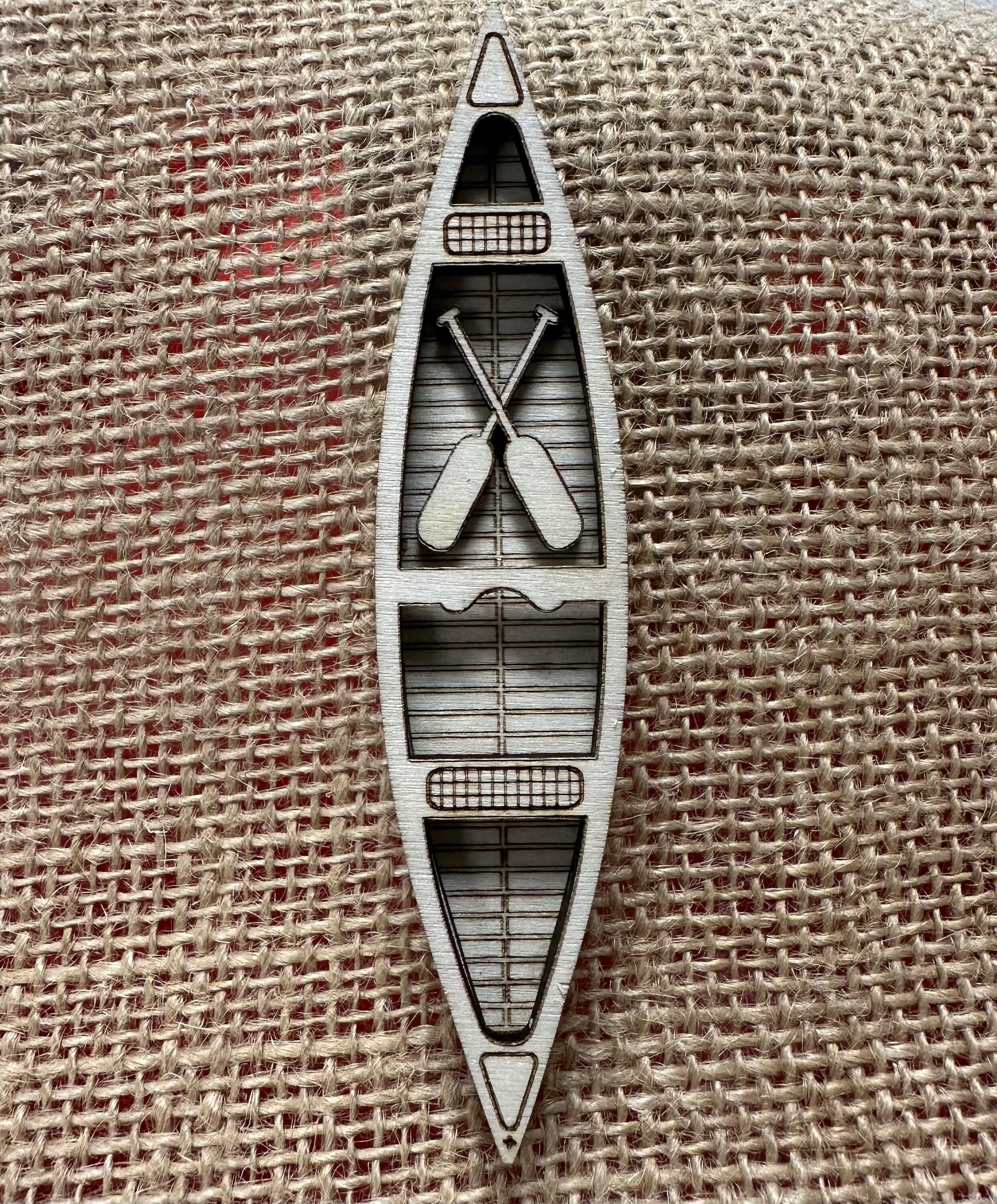 Canoe - Laser Cut Digital File SVG Glowforge Engraved - Etsy