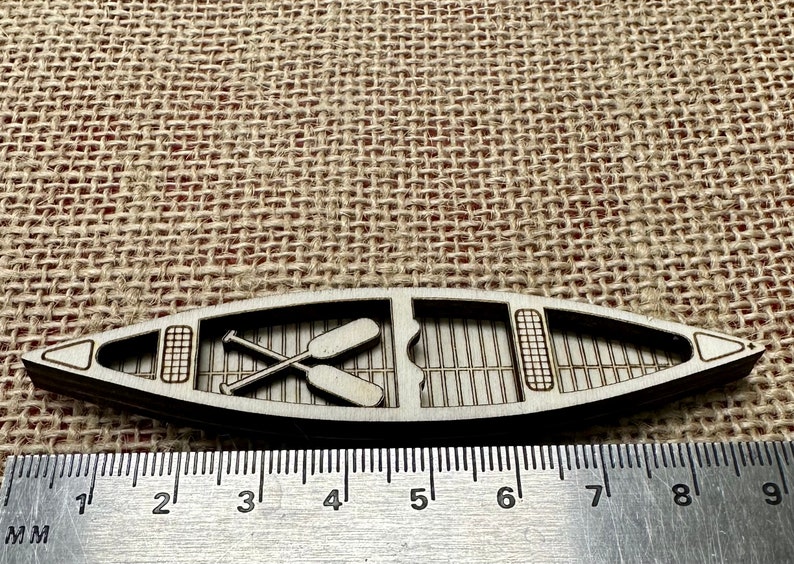 Canoe - Laser Cut Digital File SVG Glowforge Engraved - Etsy