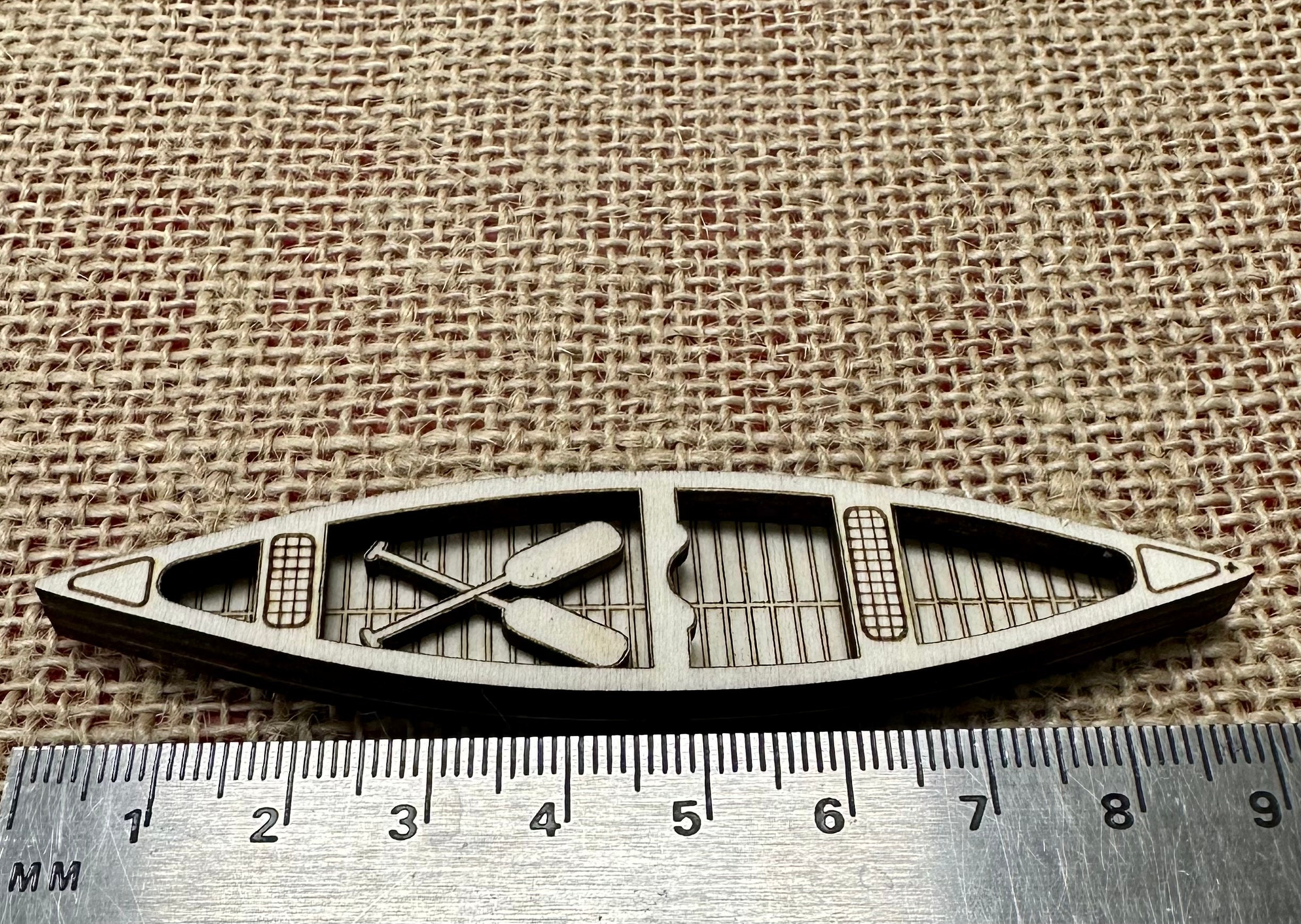 Canoe - Laser Cut Digital File SVG Glowforge Engraved - Etsy